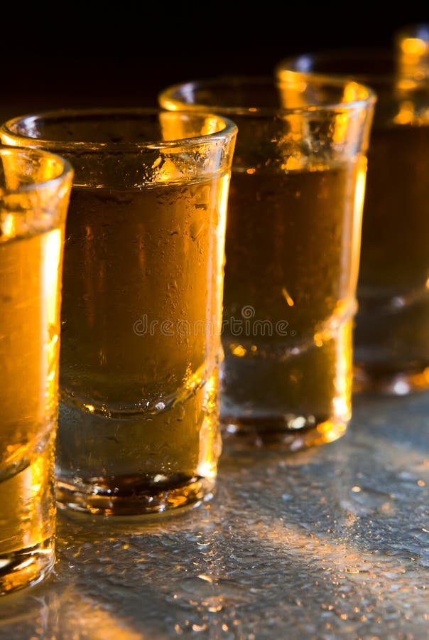 Glasses with alcohol stock photo. Image of beverage, drop - 35921866
