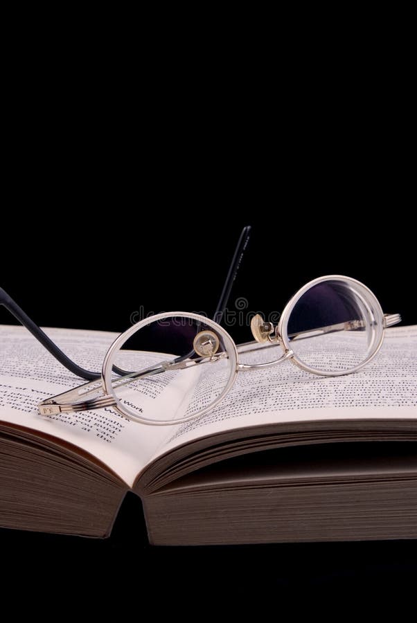 Glasses and Book stock photo. Image of spectacle, book - 1028750