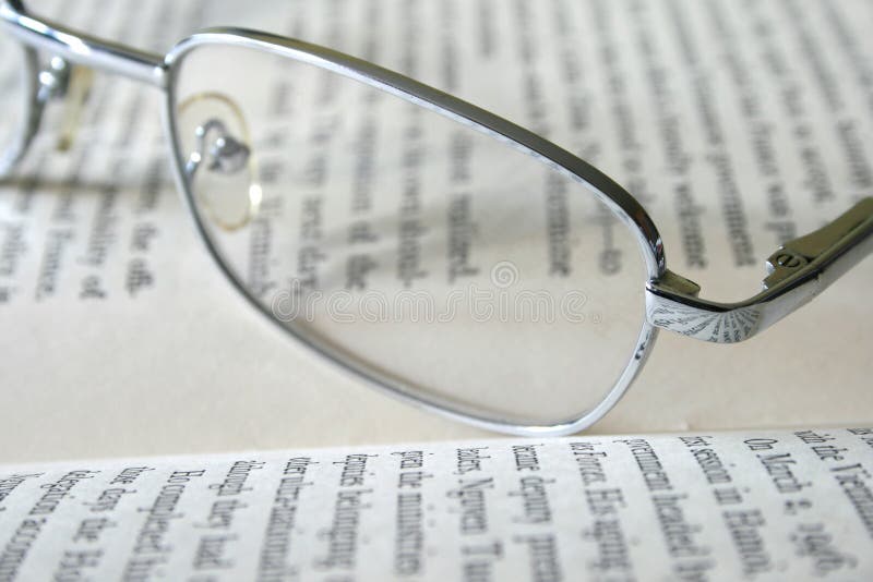 Glasses and book stock photo. Image of objects, business - 12754842
