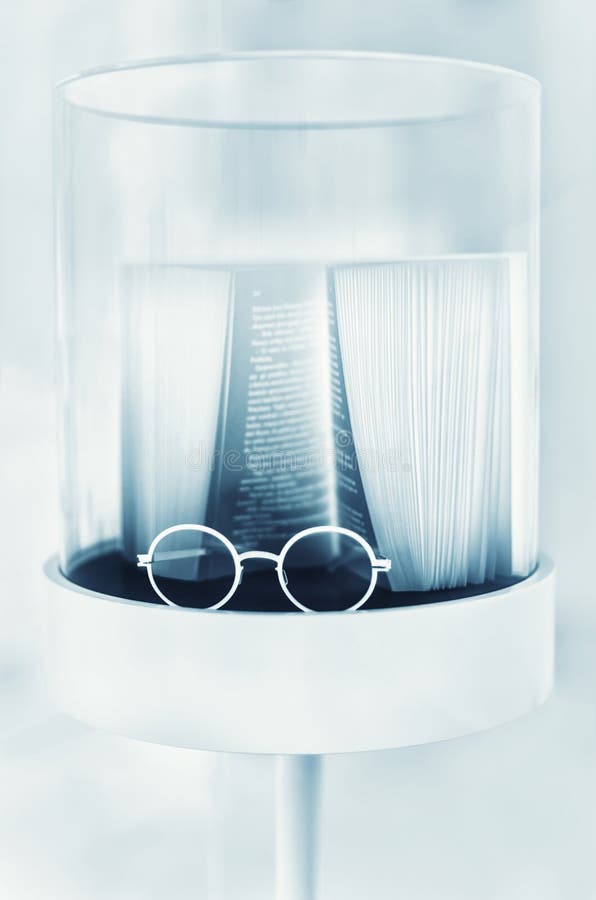 Glasses and and a book stock photo. Image of teaching - 92231890