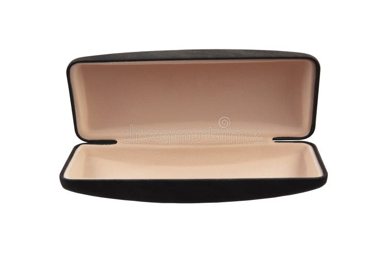Glasses Case. Empty Leather Case for Glasses Stock Image - Image of ...