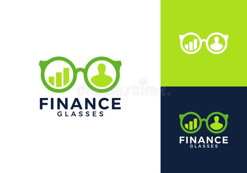 Glasses Chart People Logo. Ceo Agency Finance Creative Vector Design ...