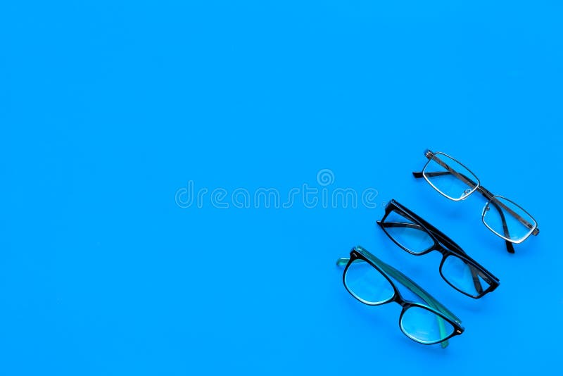 Glasses Concept. Set of Glasses with Different Eyeglass Frame and ...