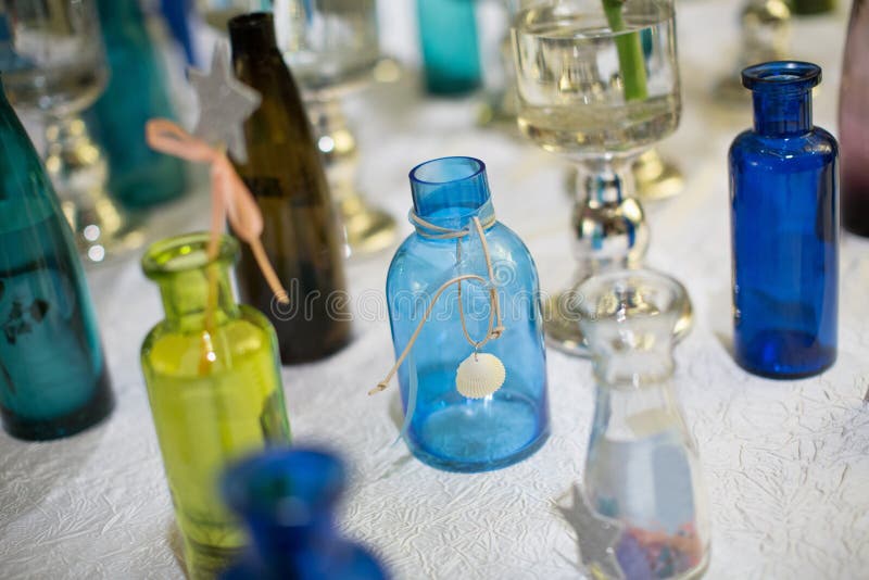 Glasses decoration stock photo. Image of decoration, shell - 40818112