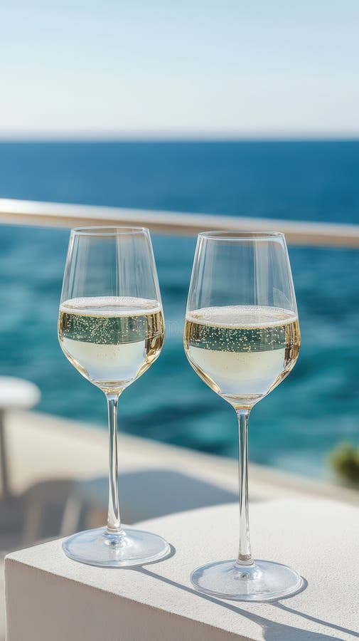 The Glasses are almost Empty, with only a Few Bubbles Left in Them ...