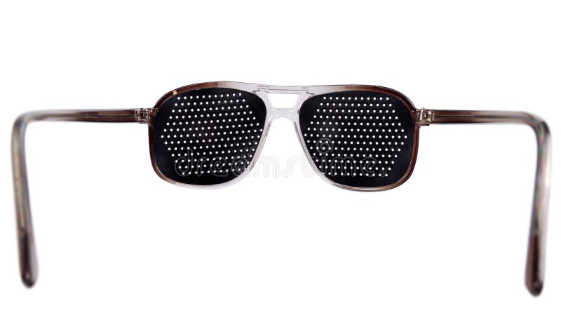 Glasses without glass stock photo. Image of lens, perforated - 33727438