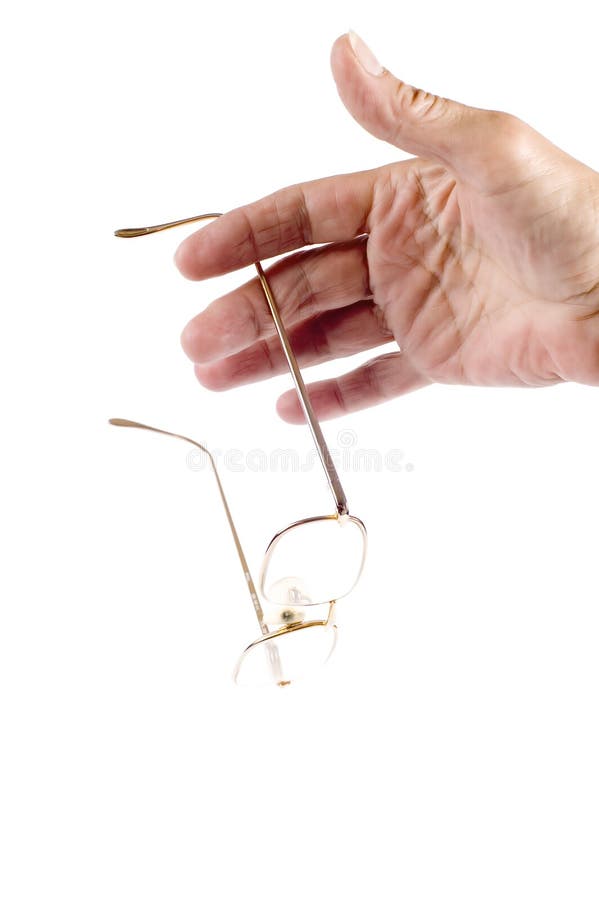 Glasses in hand stock photo. Image of eyesight, objects - 6369378