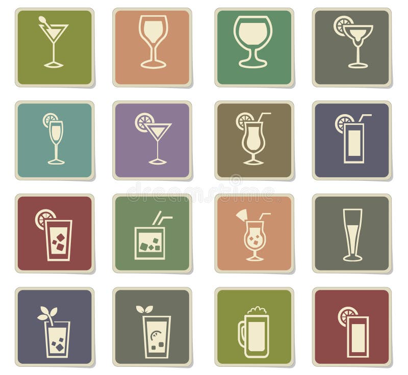 Glasses icon set stock illustration. Illustration of irish - 89865556