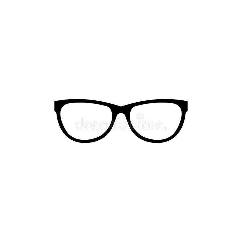 Glasses Icon. Glasses Vector Icon Stock Vector - Illustration of wear ...
