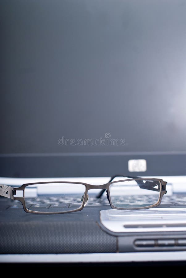 Glasses On Laptop Picture. Image: 17812286