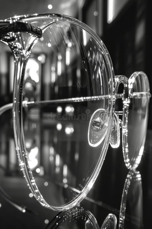 Glasses Lying on the Table. the Concept of Good Eyesight Stock Image ...