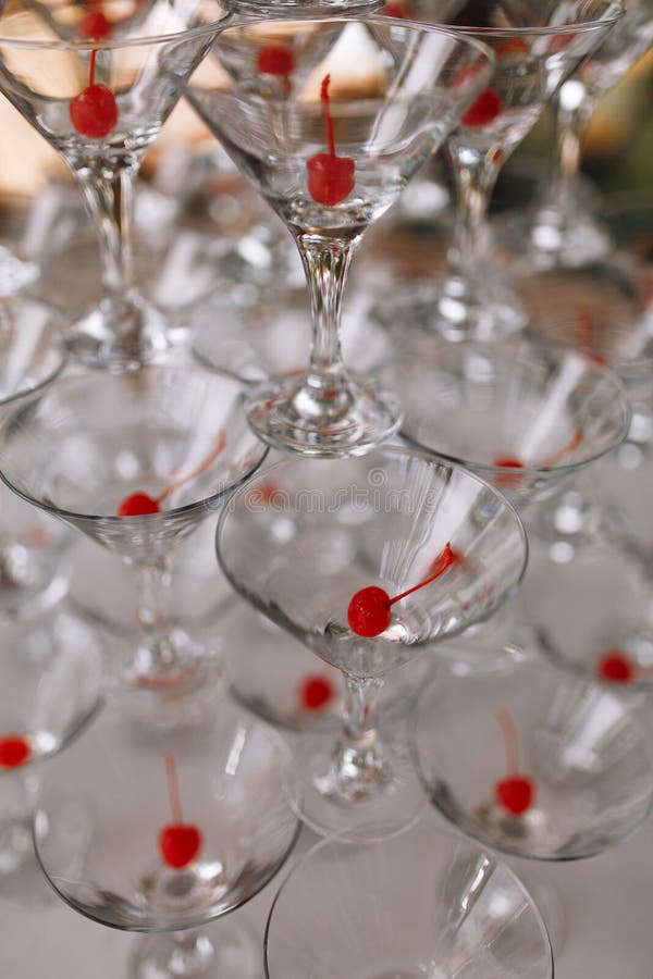 Glasses stock photo. Image of martini, pyramide, alcohol - 108734228