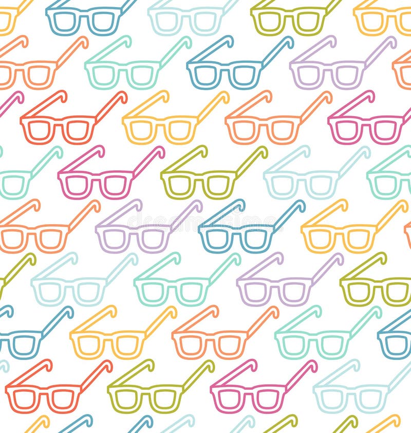 Glasses pattern stock vector. Illustration of sunglasses - 29041959
