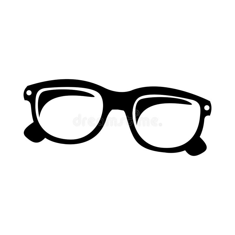 Glasses Pictogram Icon Image Stock Vector - Illustration of protective ...