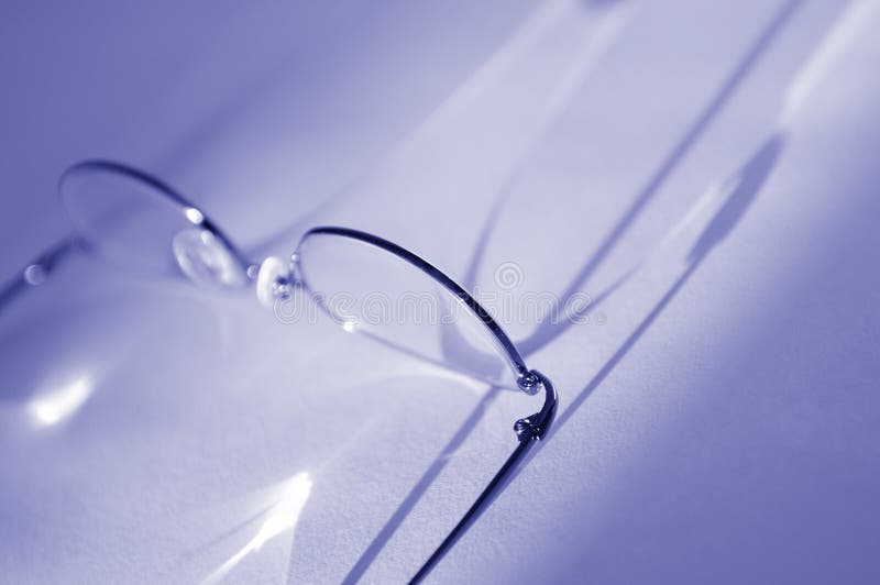 Glasses and refraction 3 stock image. Image of eyesight - 17600359