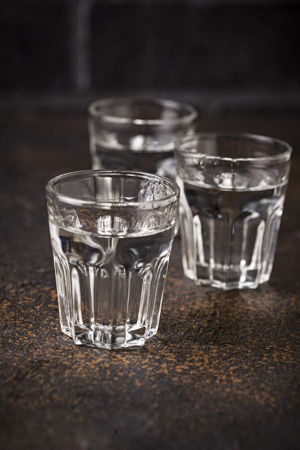 Glass Of Russian Vodka And Pickled Cucumber Stock Image Image Of Shot White 54846553