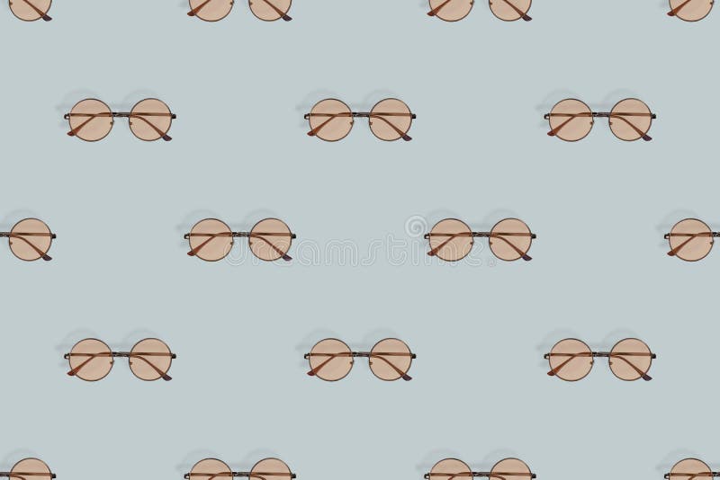 Glasses Seamless Pattern. Glasses for Improving Vision on a Bright ...