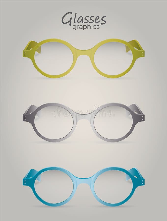Glasses Set stock illustration. Illustration of geometric - 51859526