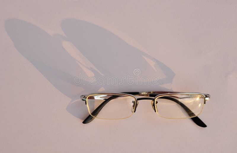 Glasses with shadow stock image. Image of contrast, shadow - 57742835