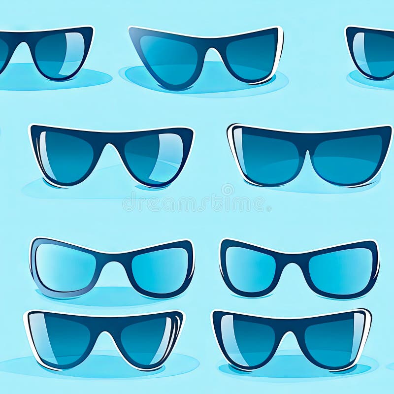 Glasses with Shadow Pattern Banner Wallpaper Simple Stock Photo - Image ...