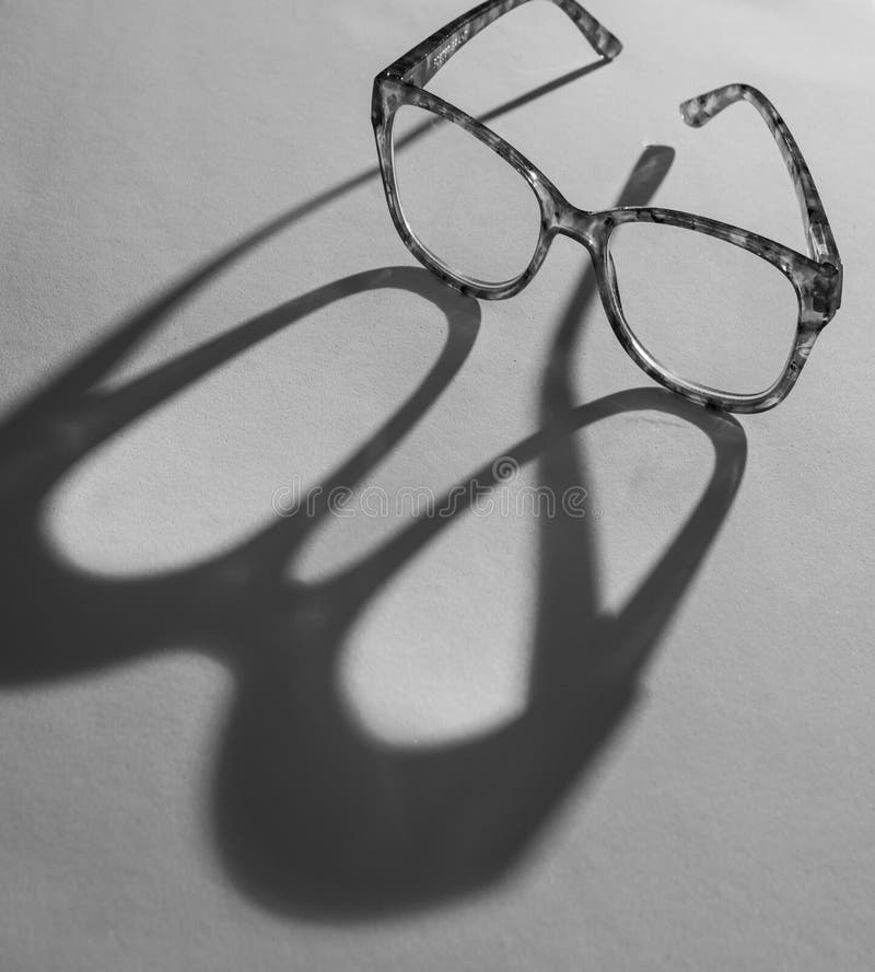 Careshadoweyeweareyeglassesblackindoorsblack Stock Photos - Free ...