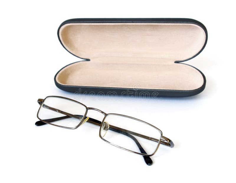 Glasses Case stock image. Image of glass, glasscase, isometric - 21144349