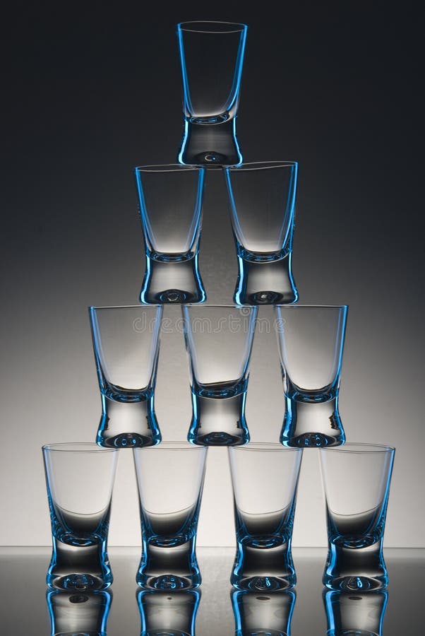 Glasses stacked on table stock photo. Image of small, glassware - 8068512