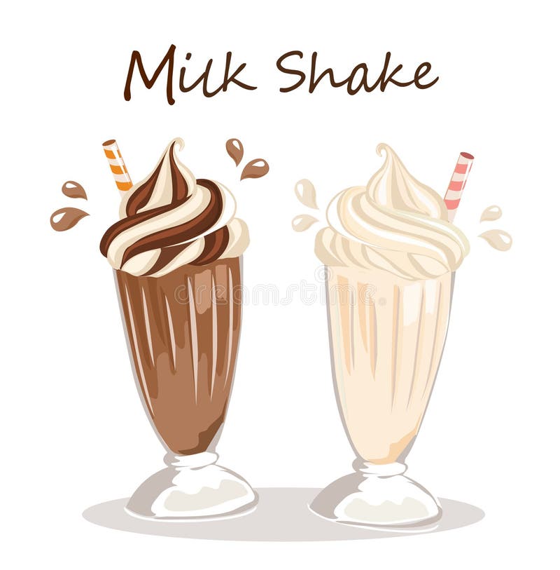 Vanilla Milkshake Clipart