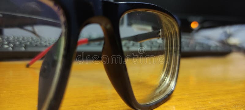 Glasses, Work, Eyeglasses, Spectacles, Keyboard Stock Photo - Image of ...
