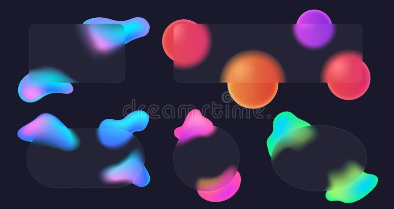 Glassmorphism Overlay Stock Illustrations – 331 Glassmorphism Overlay ...