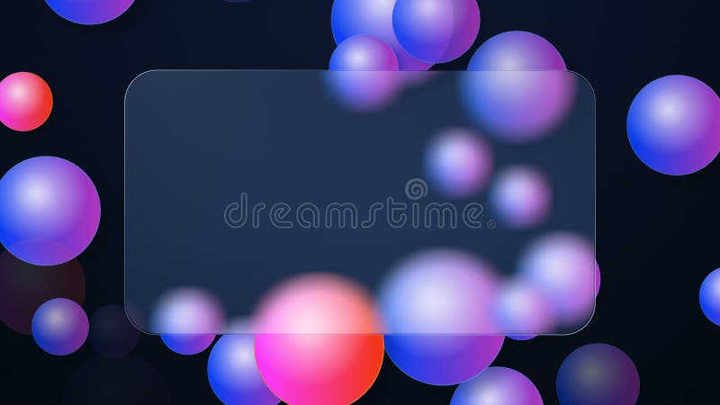 Glassmorphism Trendy Geometric Background. Graphics with the Effect of ...