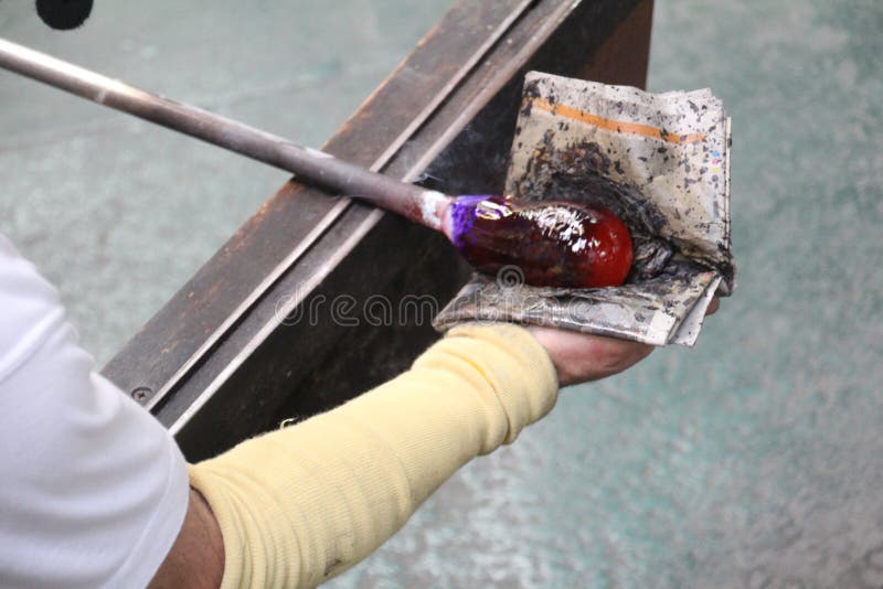 Handmade Glassware stock image. Image of blowing, handmade - 124911283