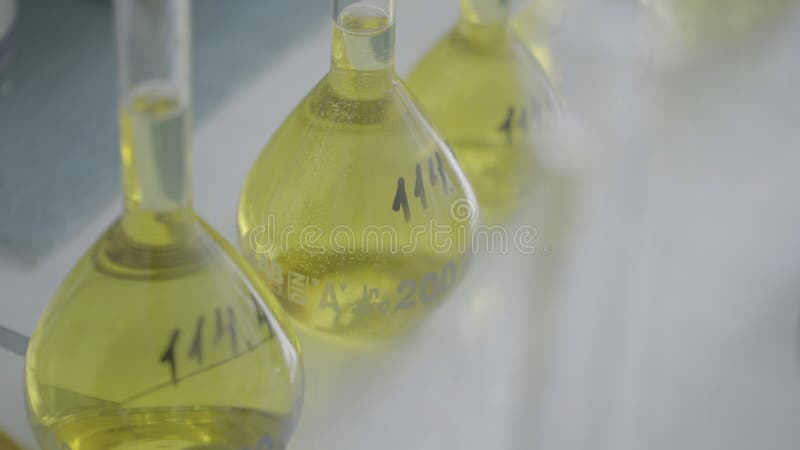 Glassware Equipment in Laboratory for Science or Chemical Experiments ...