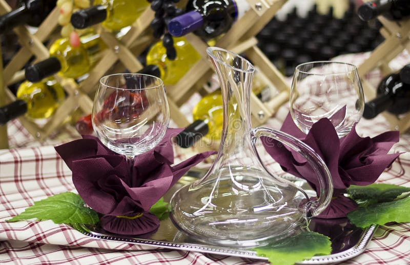 Glassware with Glasses stock photo. Image of glass, label - 37425568