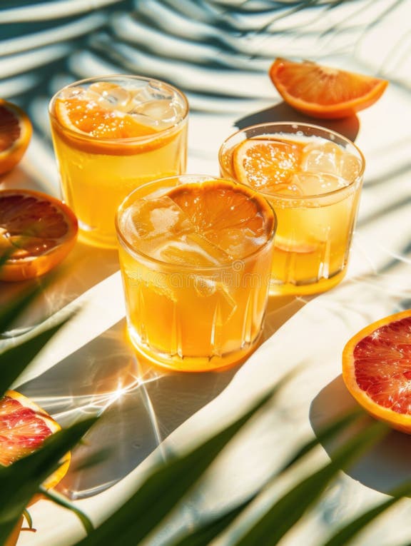 Glassware and Refreshment Setup, Great for Cafe or Restaurant Use Stock ...