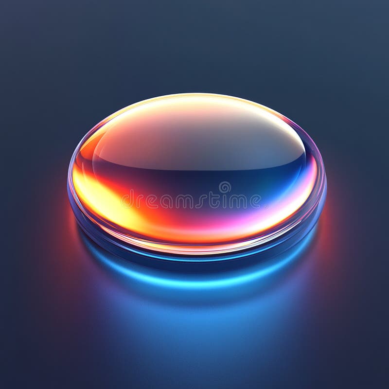 A Glassy Floating Button Design on a Website: Sleek and Modern ...