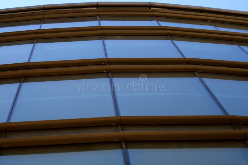 Glassy Front Reflective Blue Sky. Picture Image: 5037405
