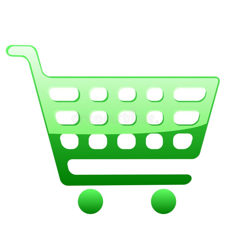 Happy Shopping Logo Design Template. Shopping Cart Vector Icon Stock ...