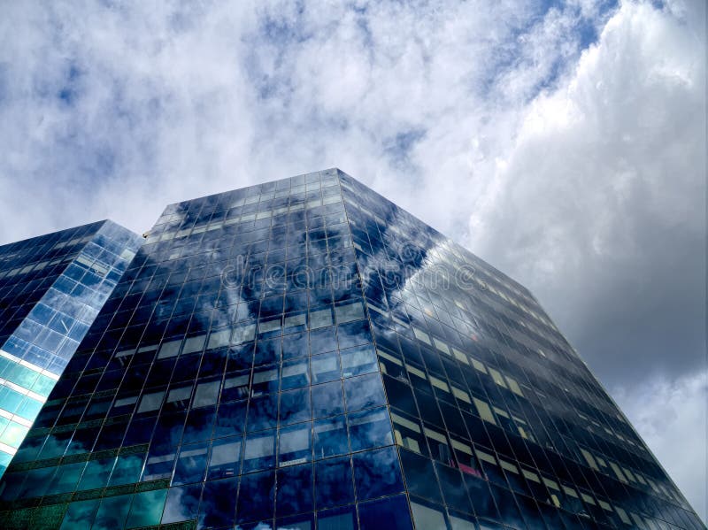 Glassy sky stock photo. Image of building, colorful, reflect - 30599880