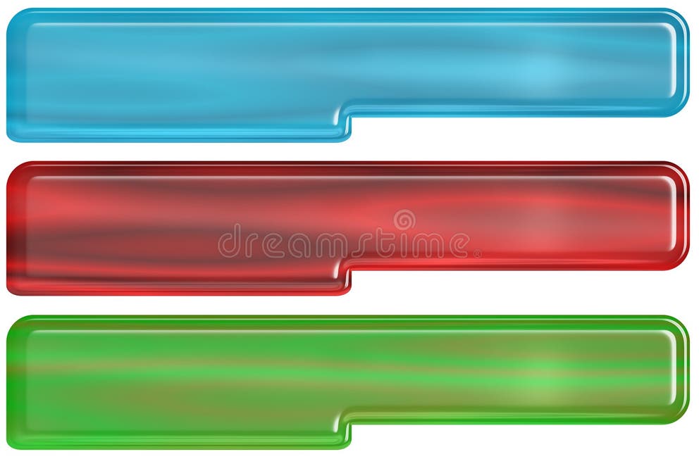 Glassy Website Headers stock illustration. Illustration of glass - 6966430