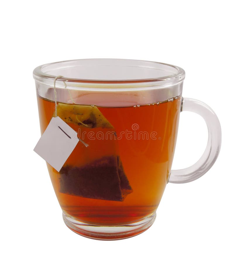 Teetasse mit Teebeutel stockbild. Bild von becher, gesund - 35645849