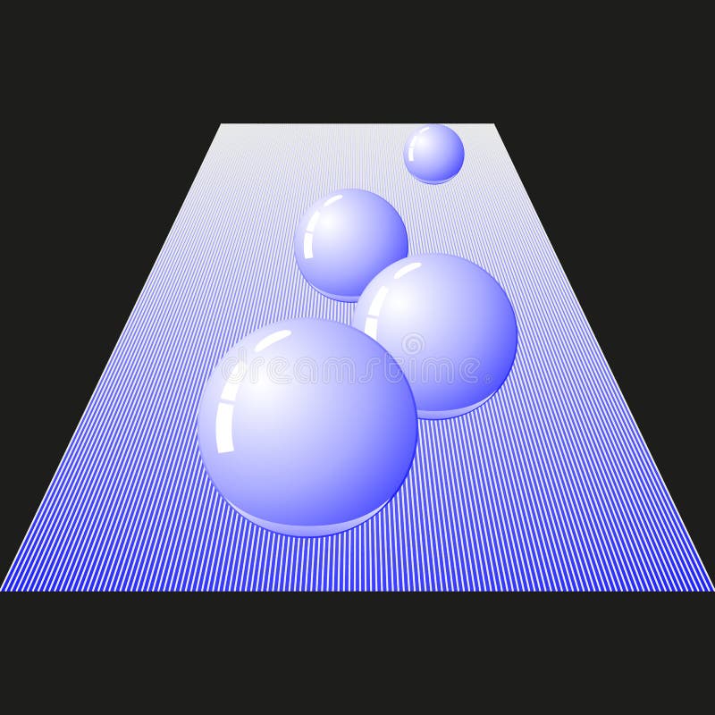 Glatter Ball vier vektor abbildung. Illustration von perle - 68206336