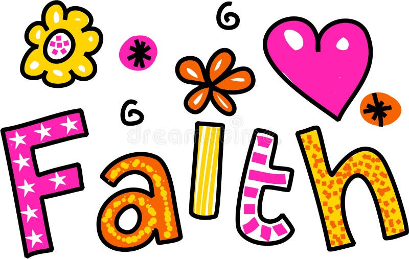 Glauben-Clipart stock abbildung. Illustration von christentum - 43718997