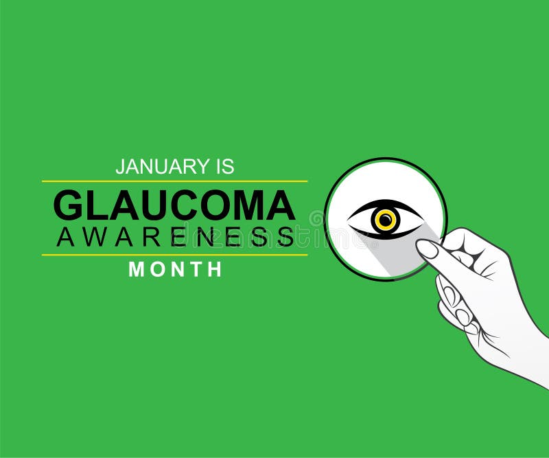 Glaucoma Awareness Month Concept Poster Stock Vector - Illustration of ...