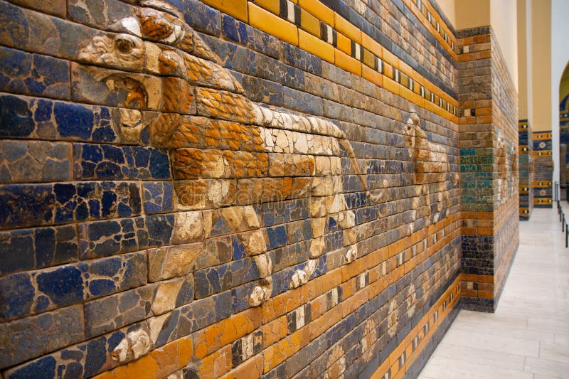 The Processional Way of of Babylon. Pergamon Museum, Berlin. Germany ...