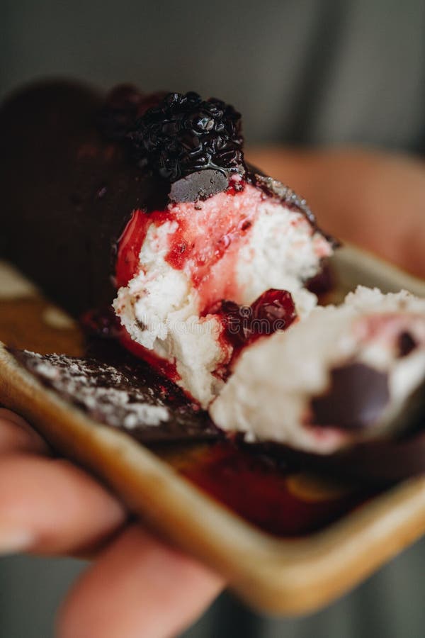 Glazed Curd Dessert with Vanilla Flavor Stock Photo - Image of cottage ...