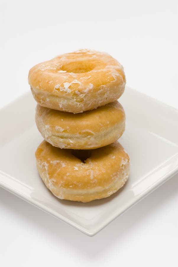 Glazed donuts stock photo. Image of carbohydrate, stack - 2409682