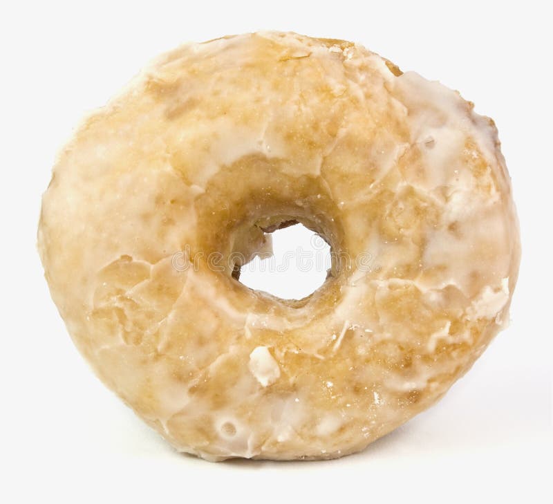 Single Glazed Doughnut stock image. Image of hole, over - 7984995