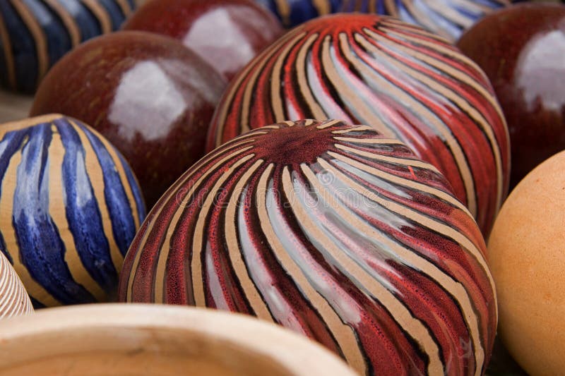 Glazed Pottery stock photo. Image of fired, piece, decorative - 14480164