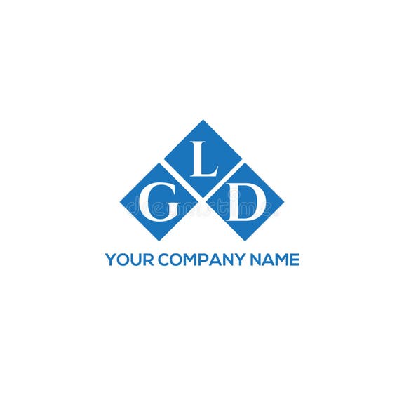 GLD Letter Logo Design on WHITE Background. GLD Creative Initials ...